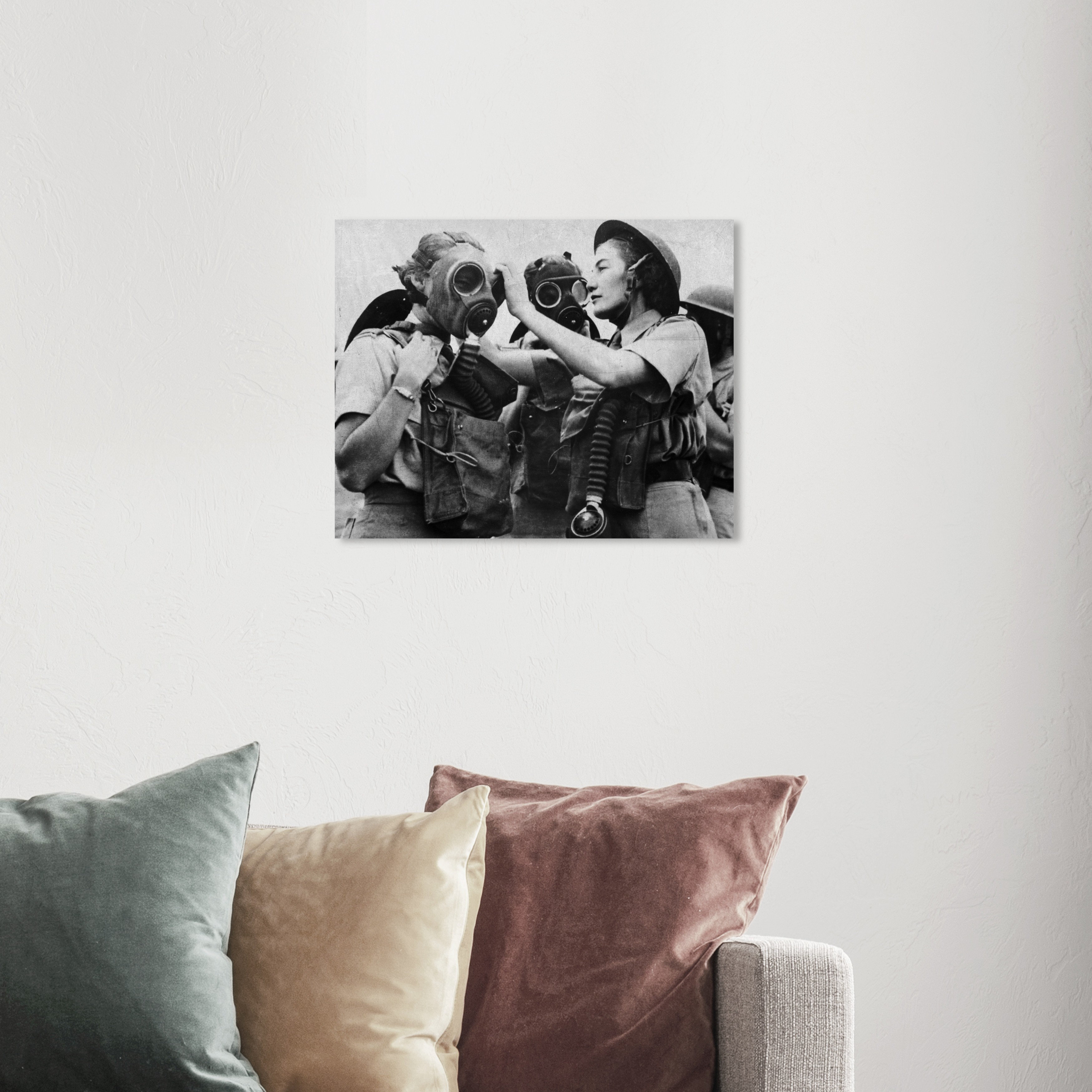 Art Remedy People And Portraits Gas Masks Female Portrait - Photograph ...