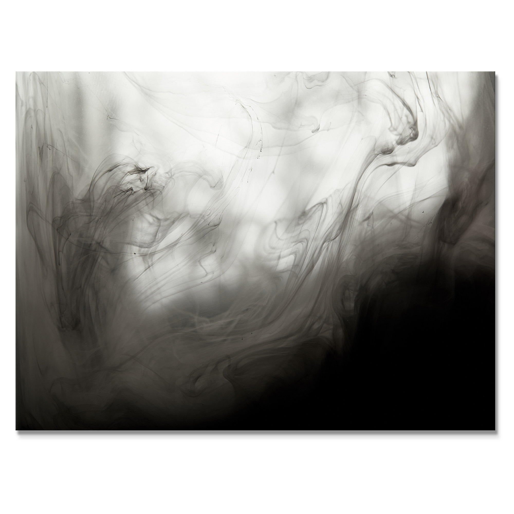 Wrought Studio Abstract Grey Swirling Smoke Abstract Grey Swirling ...