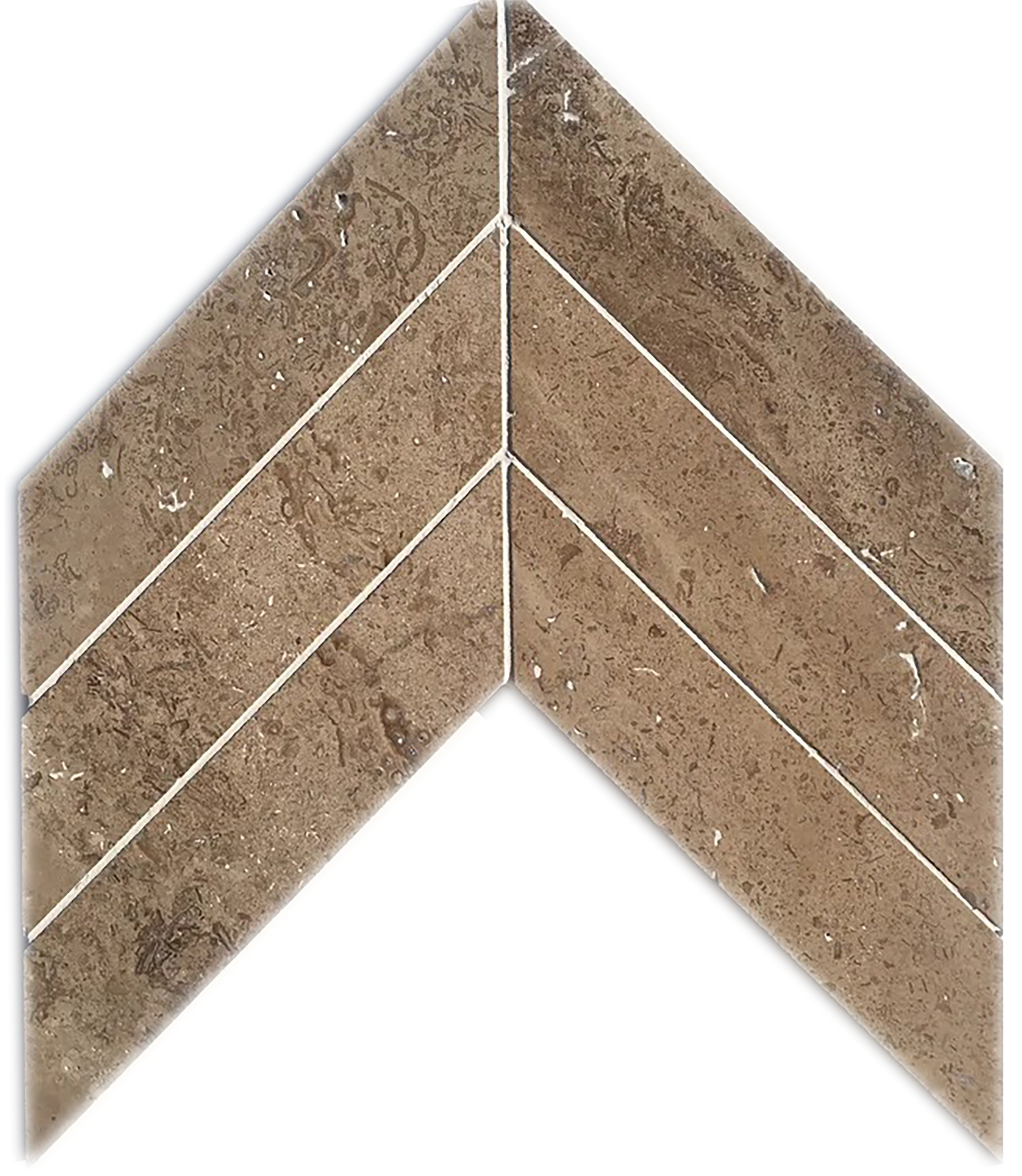 SB TILE AND STONE Mocha Travertine 12" x 12" Micro-beveled Natural ...