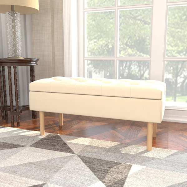 Etta Avenue Jase Upholstered Storage Bench & Reviews | Wayfair.co.uk