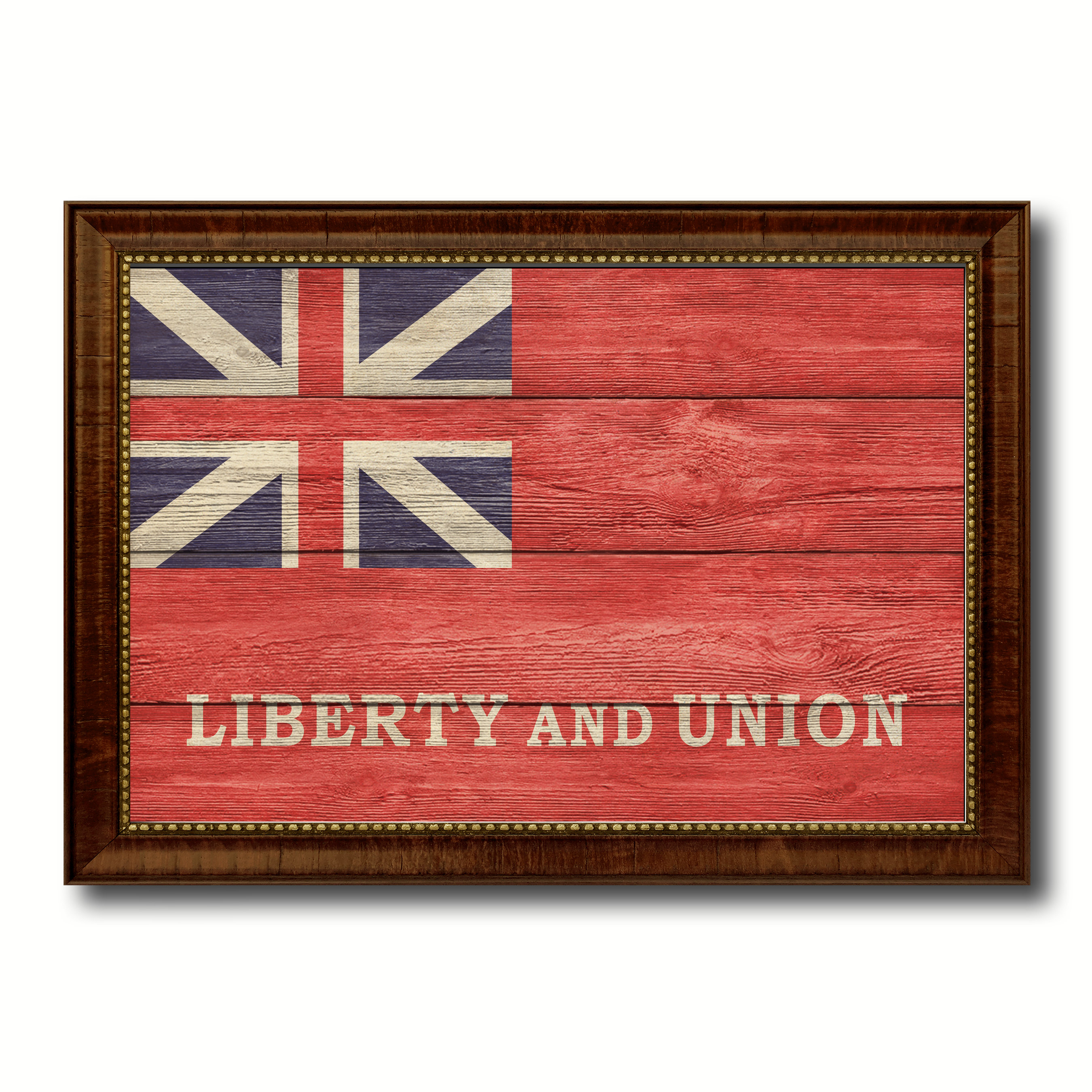 Williston Forge Liberty And Union Military - Picture Frame Print on ...