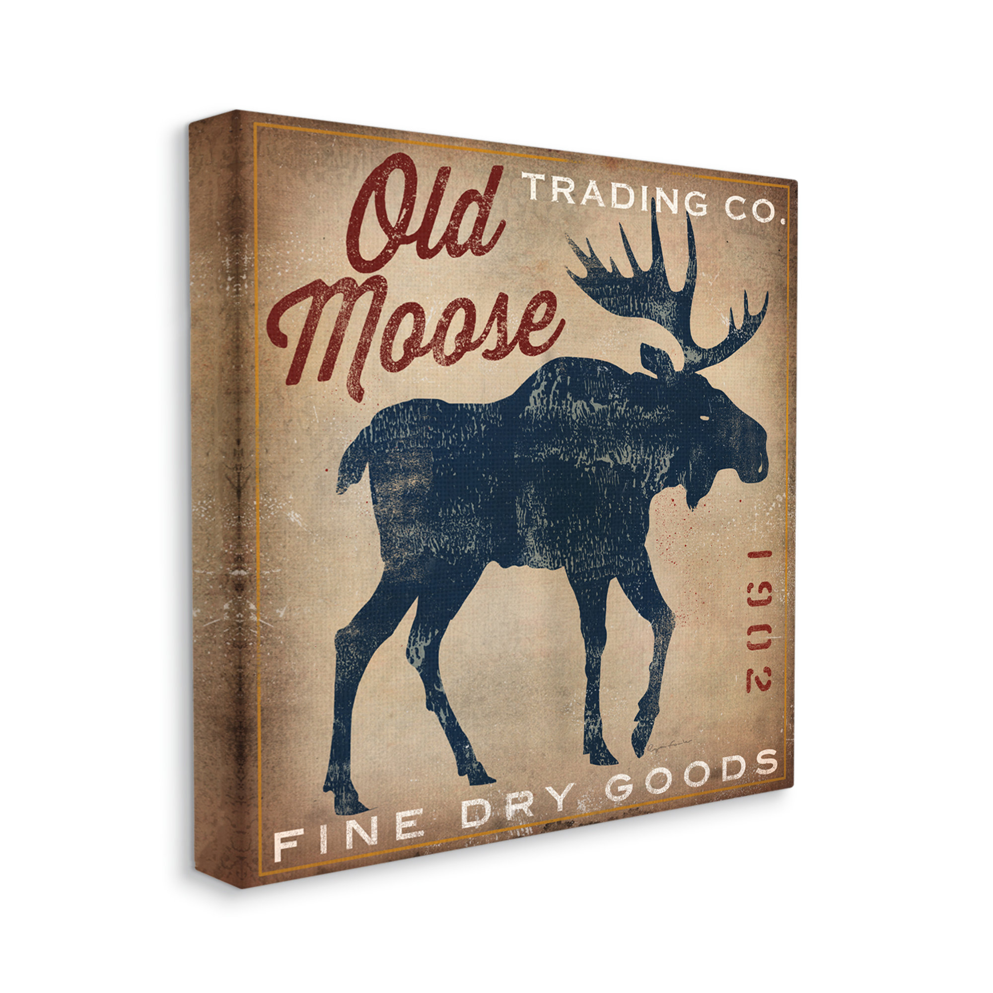 Millwood Pines Old Moose Trading Co. by Ryan Fowler - Wrapped Canvas ...