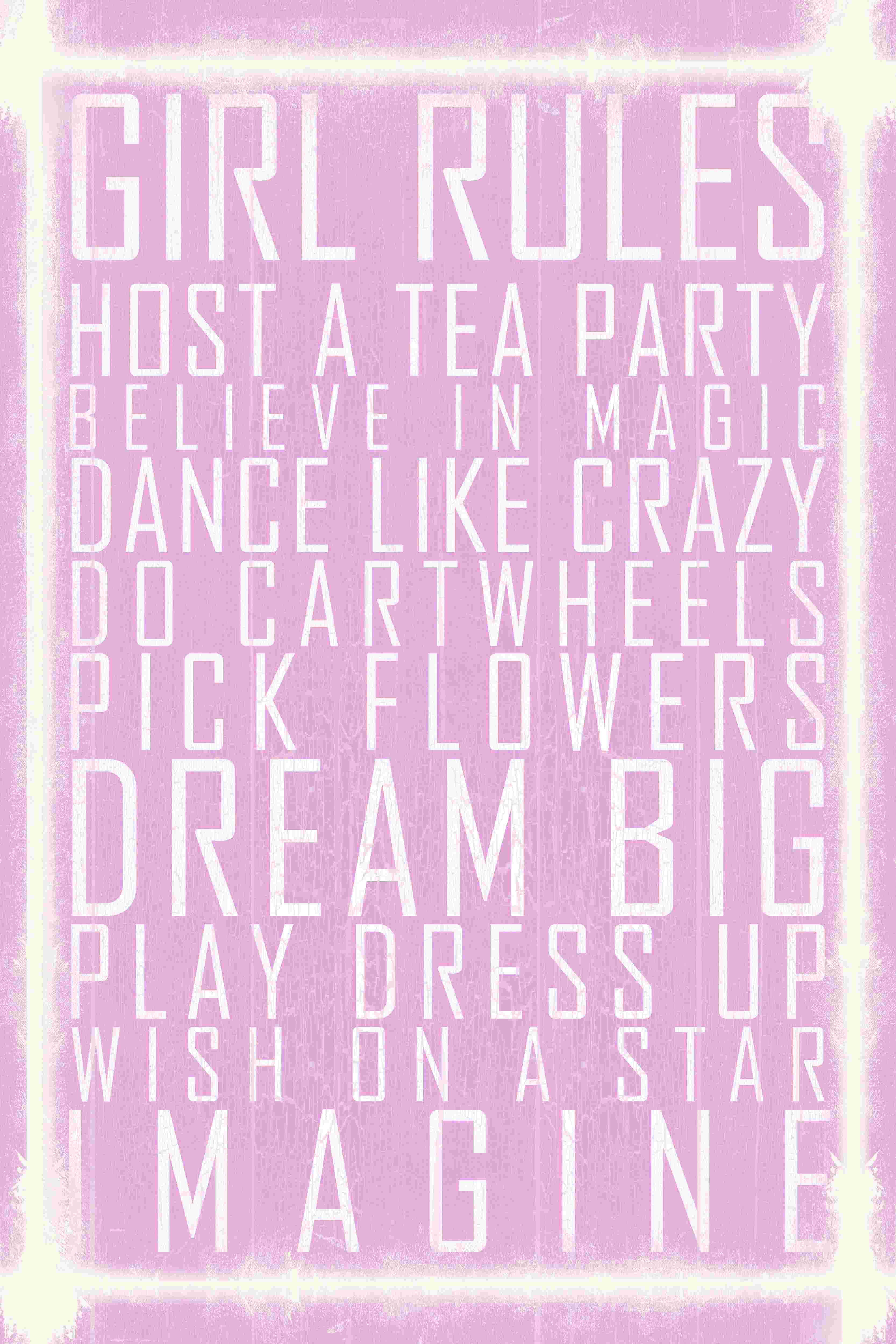 Trinx Girl Rules by - on | Wayfair