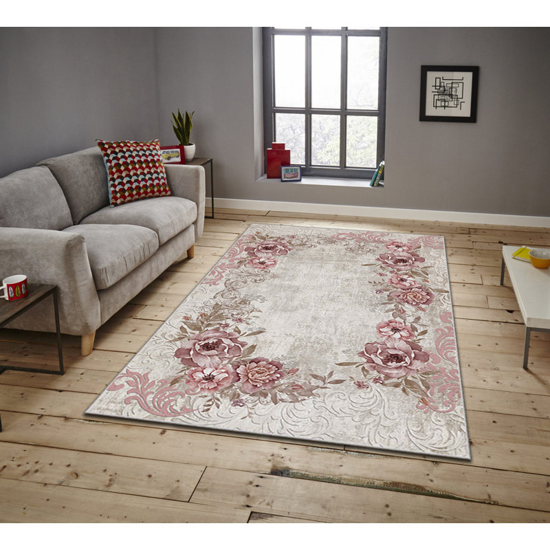 Bless international Performance Gray/Purple Rug | Wayfair