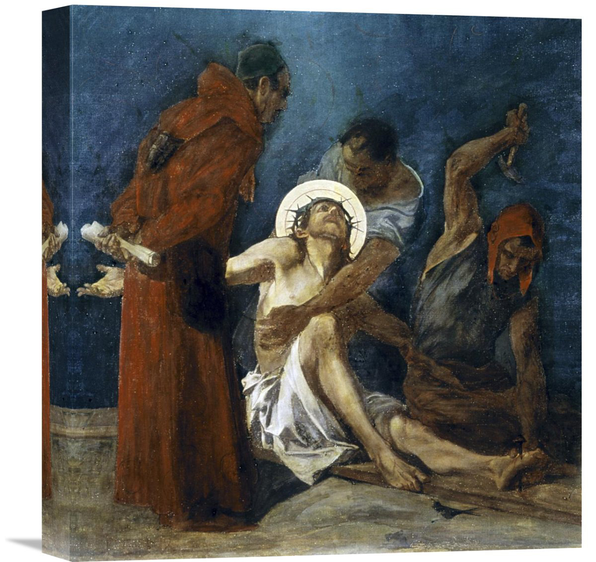 Global Gallery Jesus Is Nailed To The Cross, 11Th Station Of The Cross ...