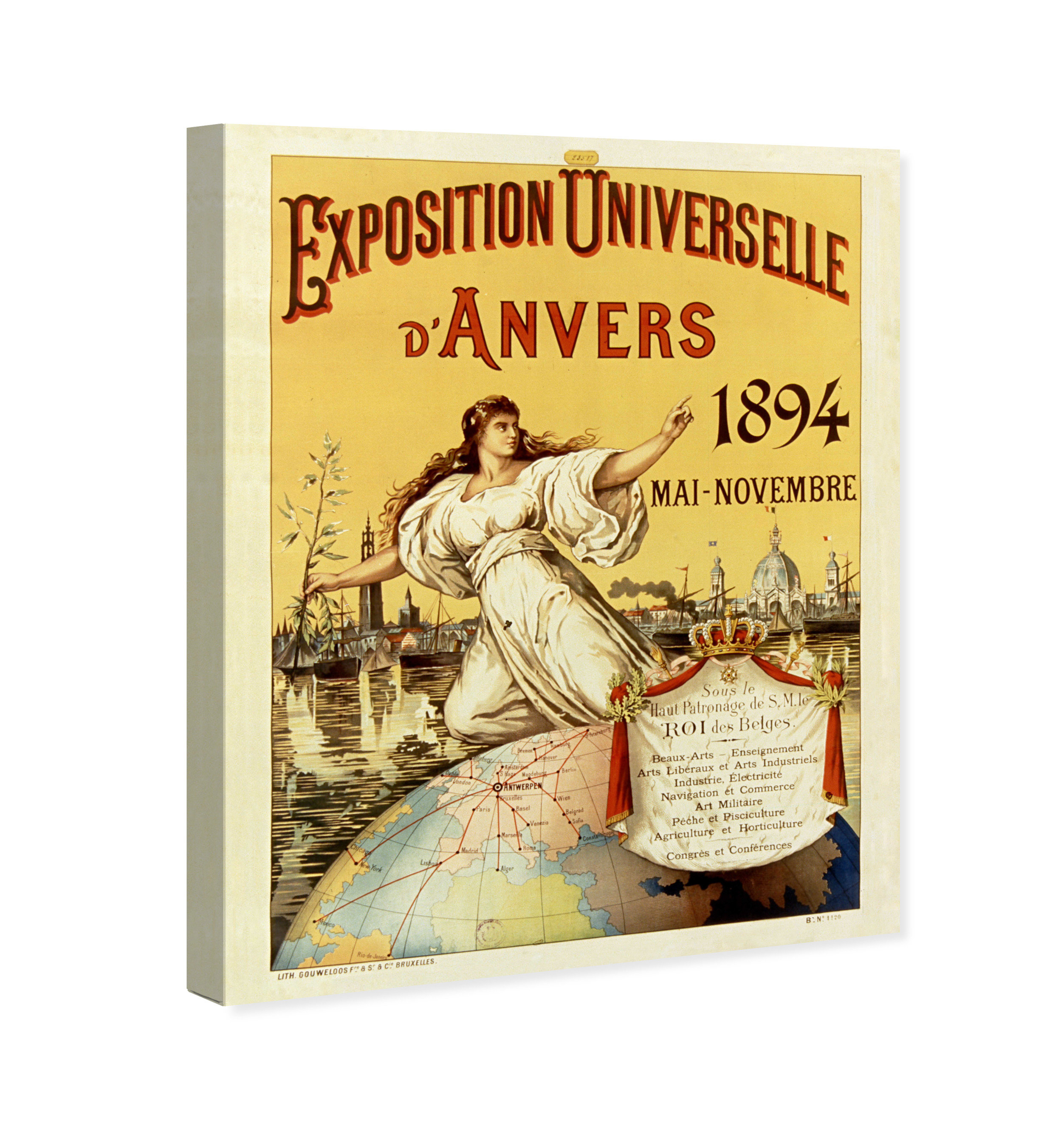 Oliver Gal Exposition Universelle D Anvers - Painting on Canvas | Wayfair