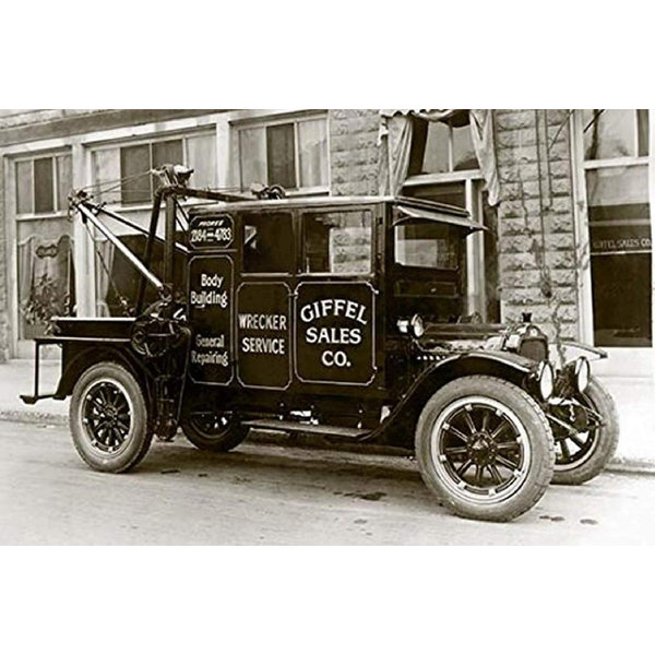 Red Barrel Studio® Giffel Sales Co. Wrecker Service - Wrapped Canvas ...