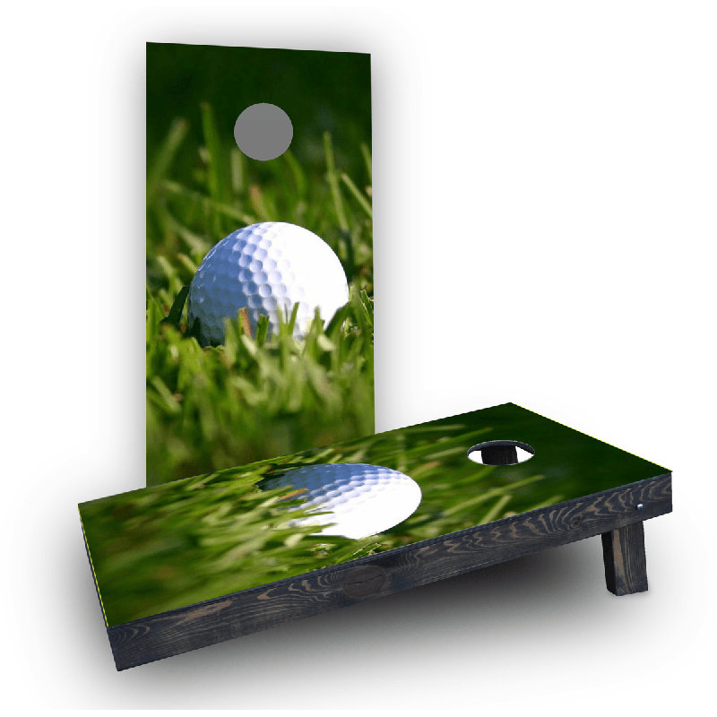 Custom Cornhole Boards Golf Ball Cornhole Boards | Wayfair.ca