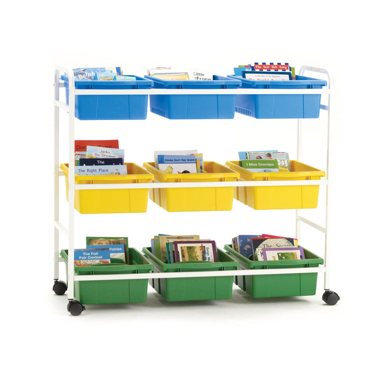 Copernicus 9 Cubby Cart with Casters | Wayfair