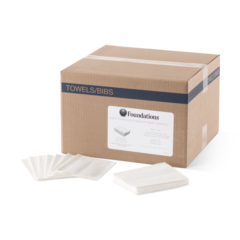Foundations Sanitary Disposable Waterproof Changing Pad Cover & Reviews ...