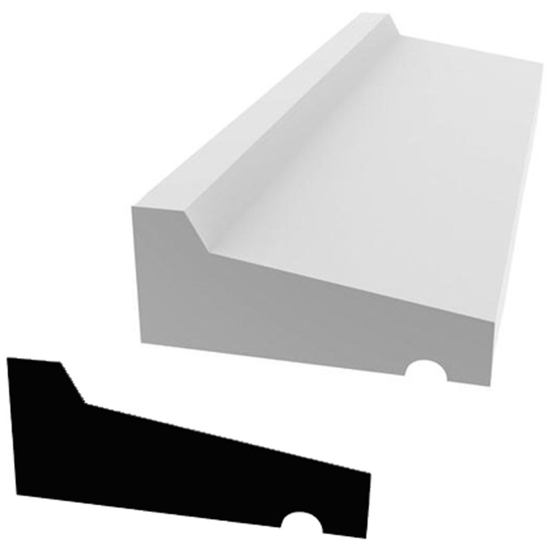 Ekena Millwork PVC Drip Cap Moulding | Wayfair
