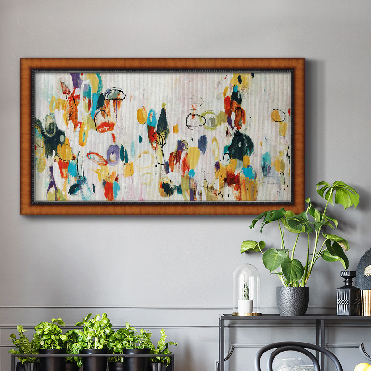 Ivy Bronx Breakout Framed On Canvas Print | Wayfair