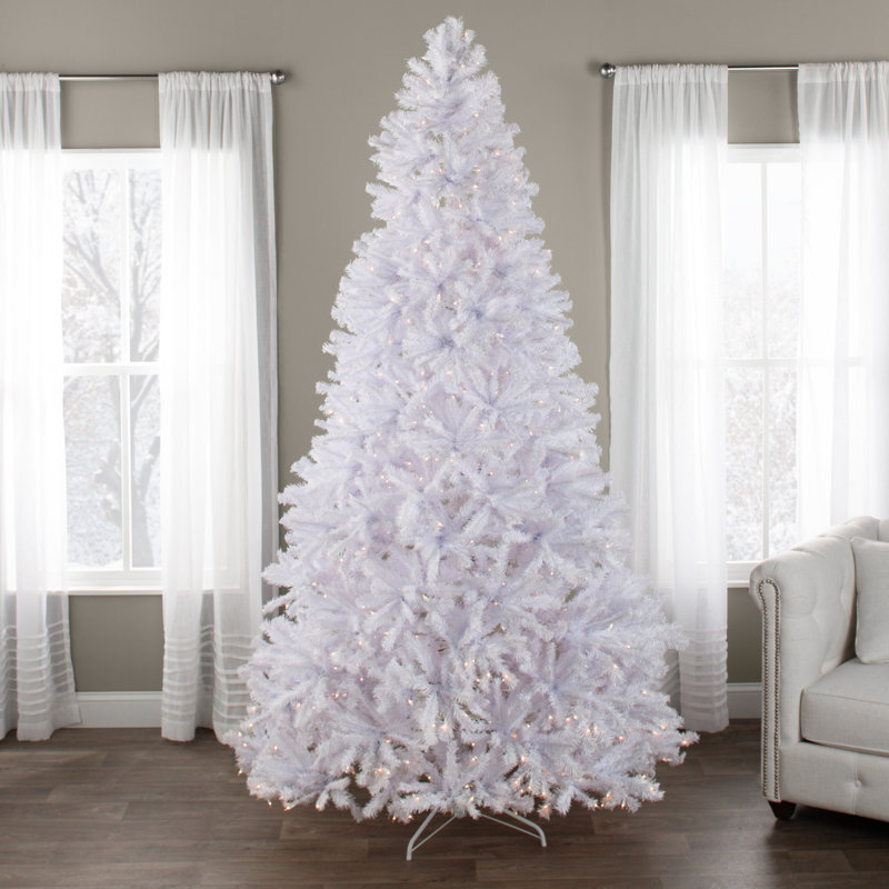 The Holiday Aisle® North Valley White Spruce Artificial Christmas Tree ...