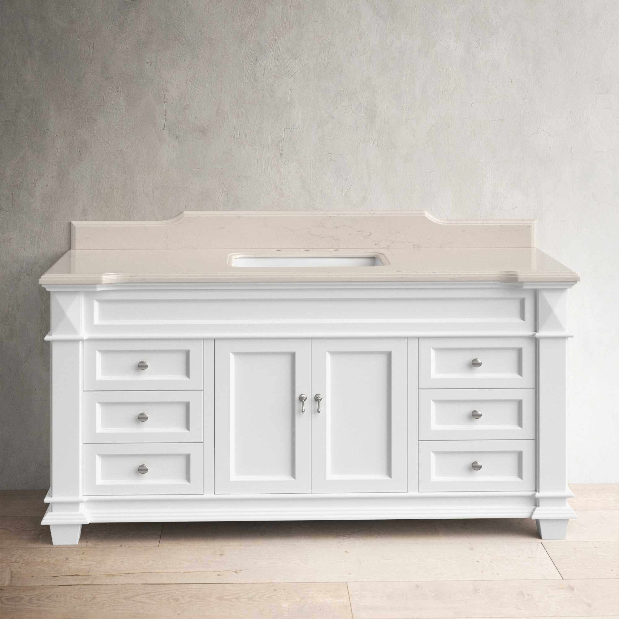 Birch Lane™ Ensa 60" Single Bathroom Vanity Set & Reviews | Wayfair