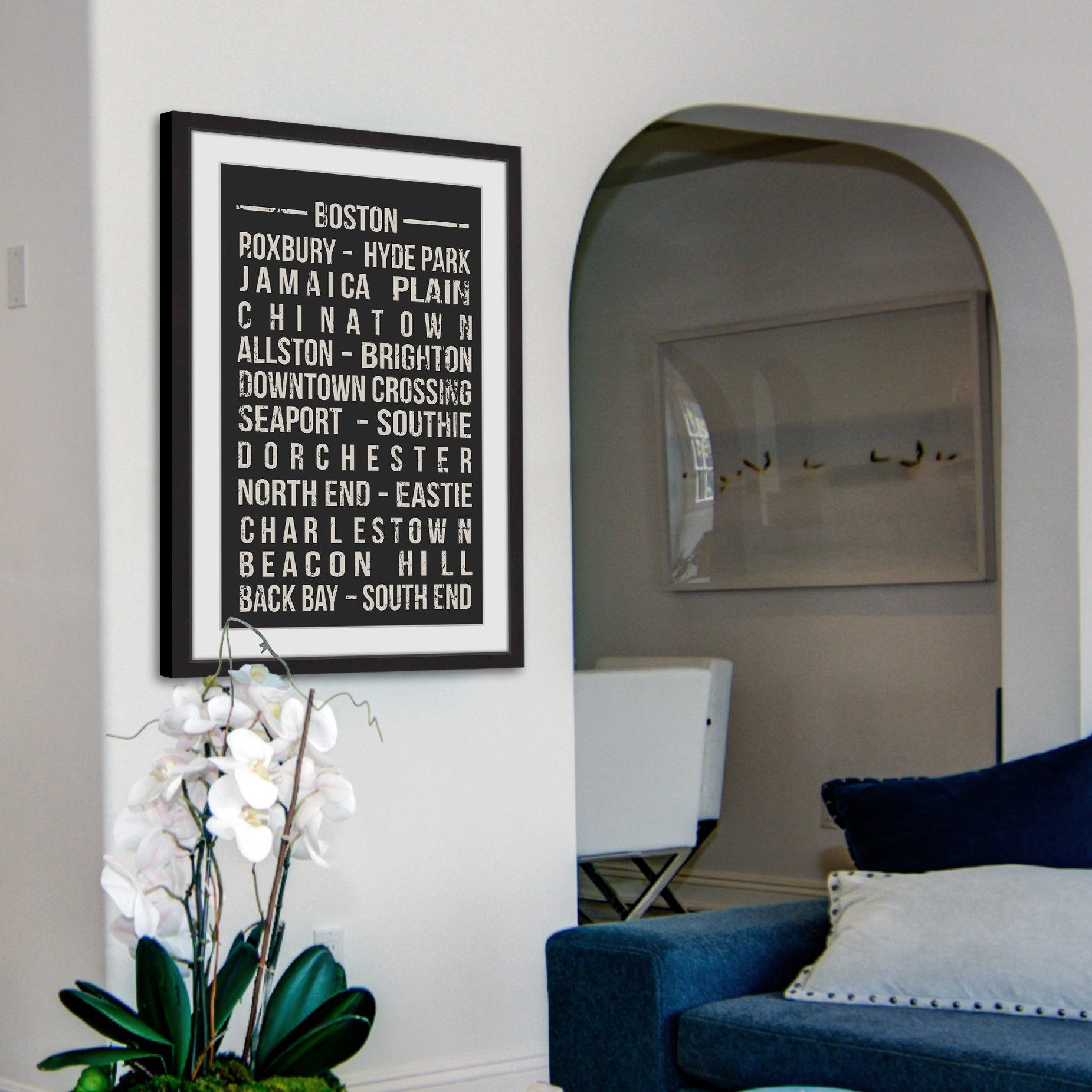 Marmont Hill Famous Boston - Picture Frame Textual Art | Wayfair