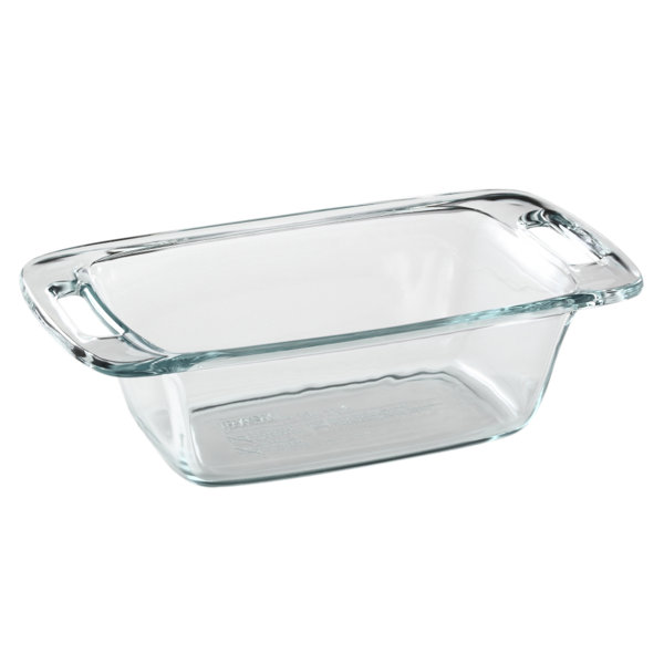 Pyrex Easy Grab 6'' W x 11.38'' L Glass Loaf Pan & Reviews | Wayfair