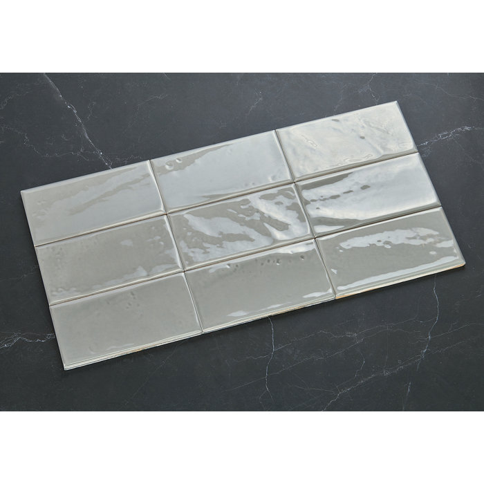 Walkon Tile Mason 3" x 6" Ceramic Subway Tile & Reviews | Wayfair