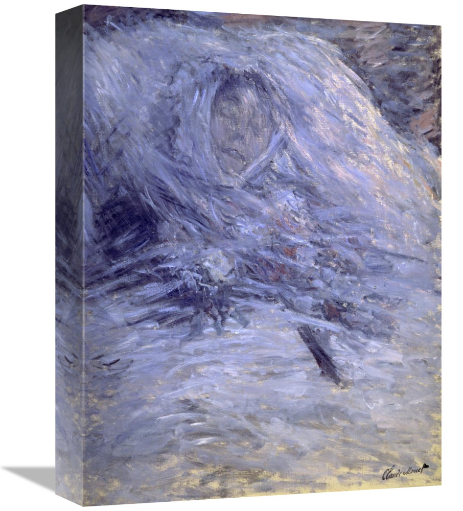 Vault W Artwork Camille Monet On Her Deathbed by Claude Monet - Graphic ...
