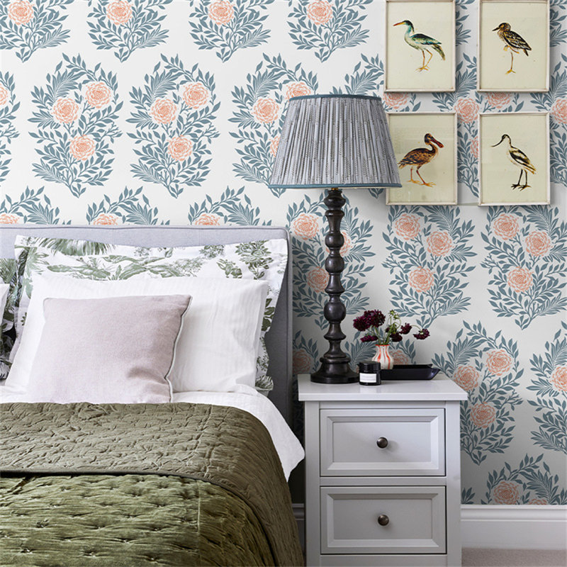 Winston Porter Fayma Peel & Stick Floral Wallpaper | Wayfair