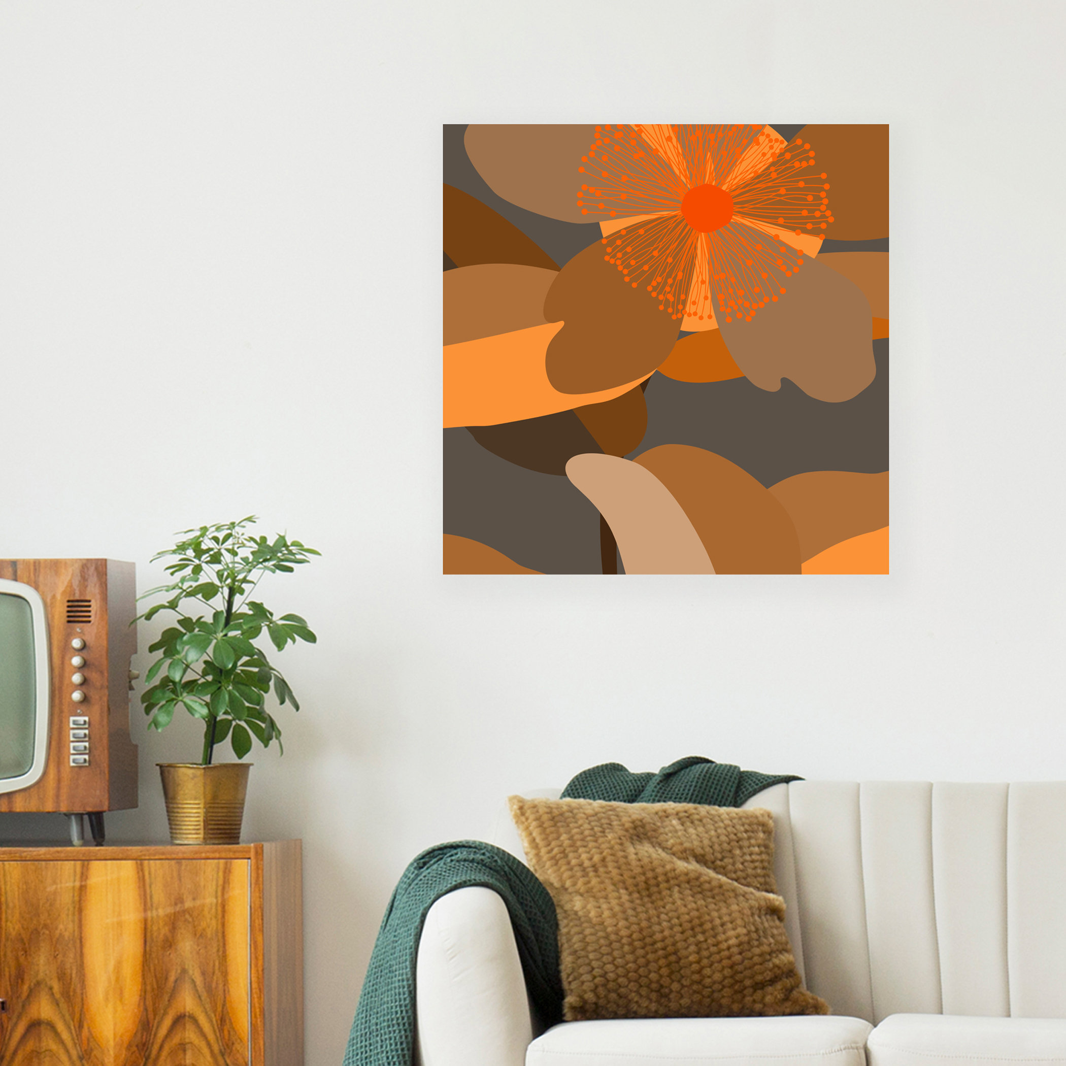 Nature Creative Modern Leaves Wall Art | Wayfair