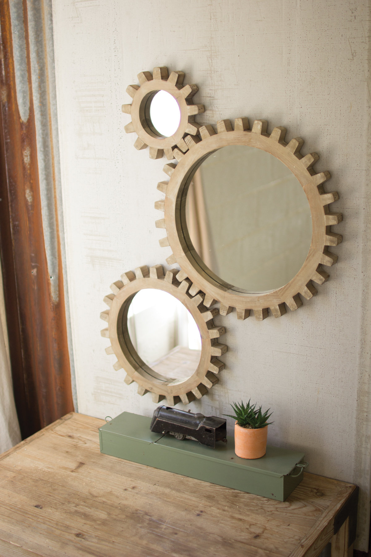 17 Stories 3 Piece Blairwood Modern Mirror Set & Reviews | Wayfair