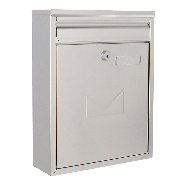 Dakota Fields Truvy Locking Wall Mounted Letter Box | Wayfair.co.uk