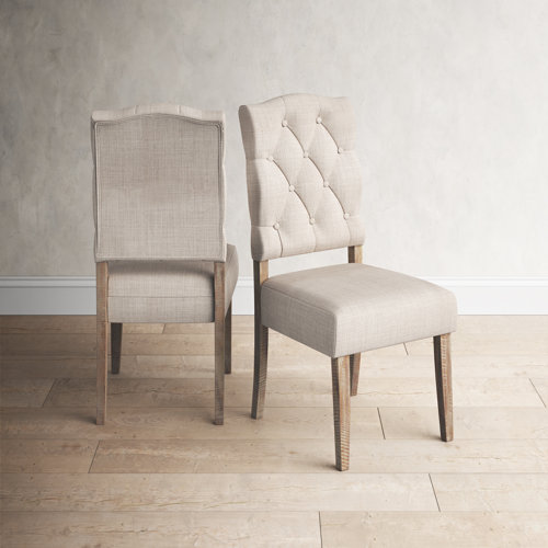 Farmhouse & Rustic Upholstered Dining Chairs | Birch Lane