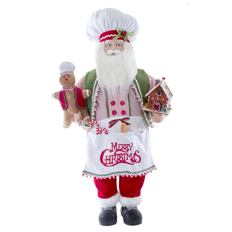 Kurt Adler Chef Santa | Wayfair