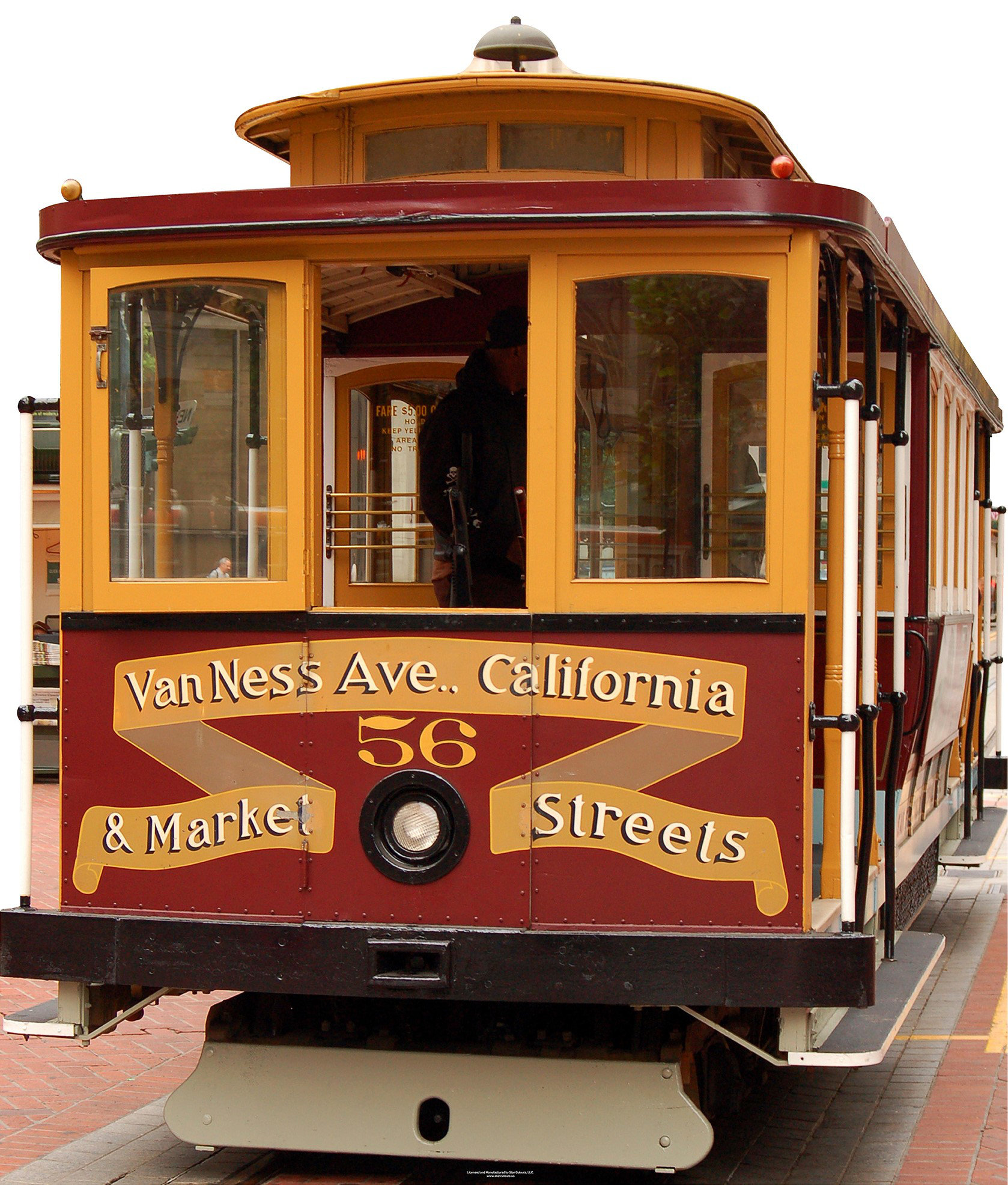 Star Cutouts San Francisco Cable Car Cardboard Standup | Wayfair