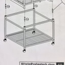 Tucker Murphy Pet™ Setzer 53.5'' Flat Top Breeder Bird Cage with Wheels ...