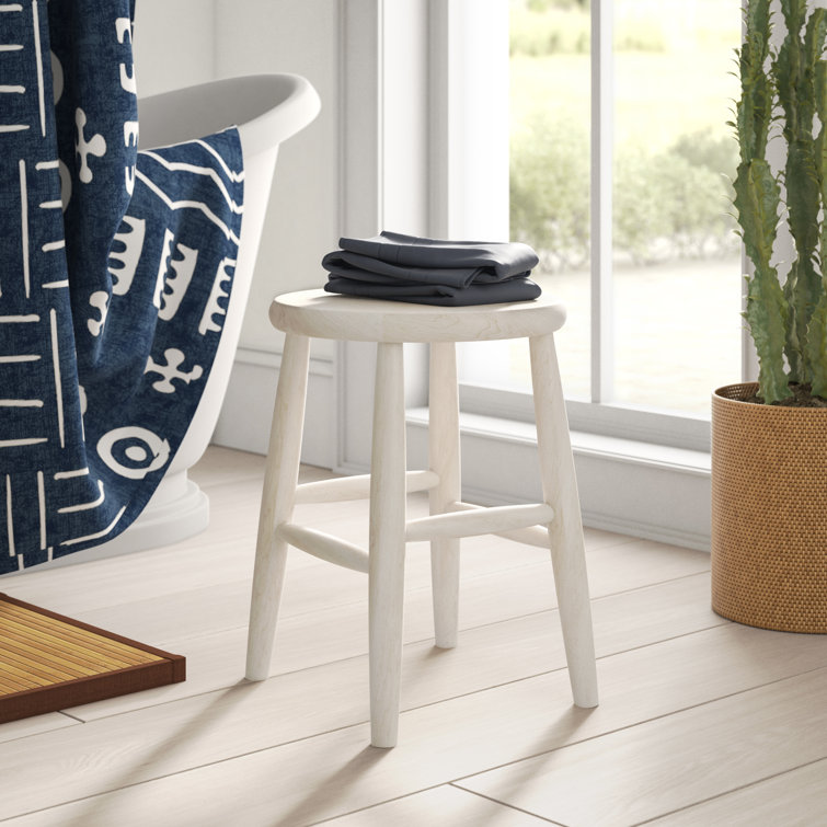 Mistana™ Lynn 18'' Tall Solid Wood Utility Stool & Reviews - Wayfair Canada