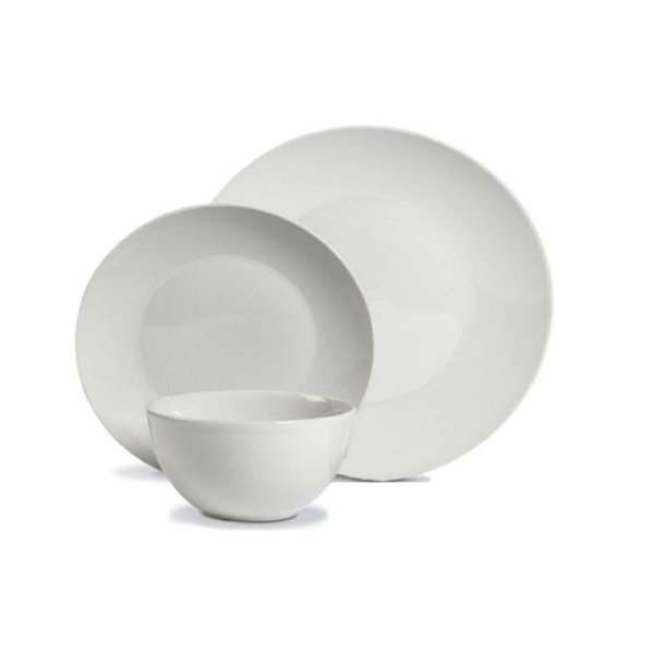 Latitude Run® Denmark Porcelain China Dinnerware Set - Service for 4 ...