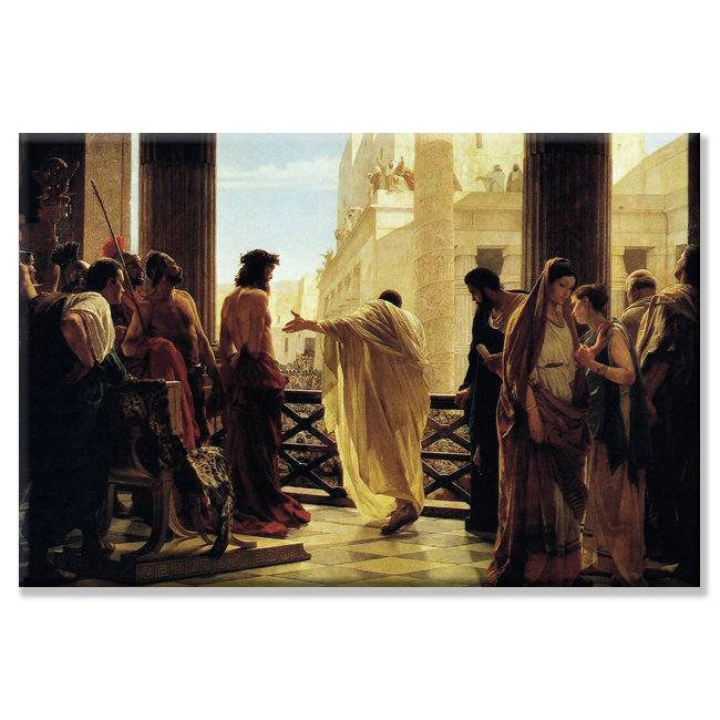 Buyenlarge Ecco Homo by Antonio Ciseri - Wrapped Canvas Graphic Art ...