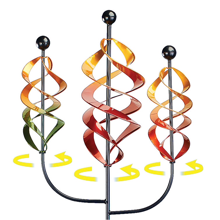 Arlmont & Co. Kedarius Triple Spiral Spinner Rotator | Wayfair