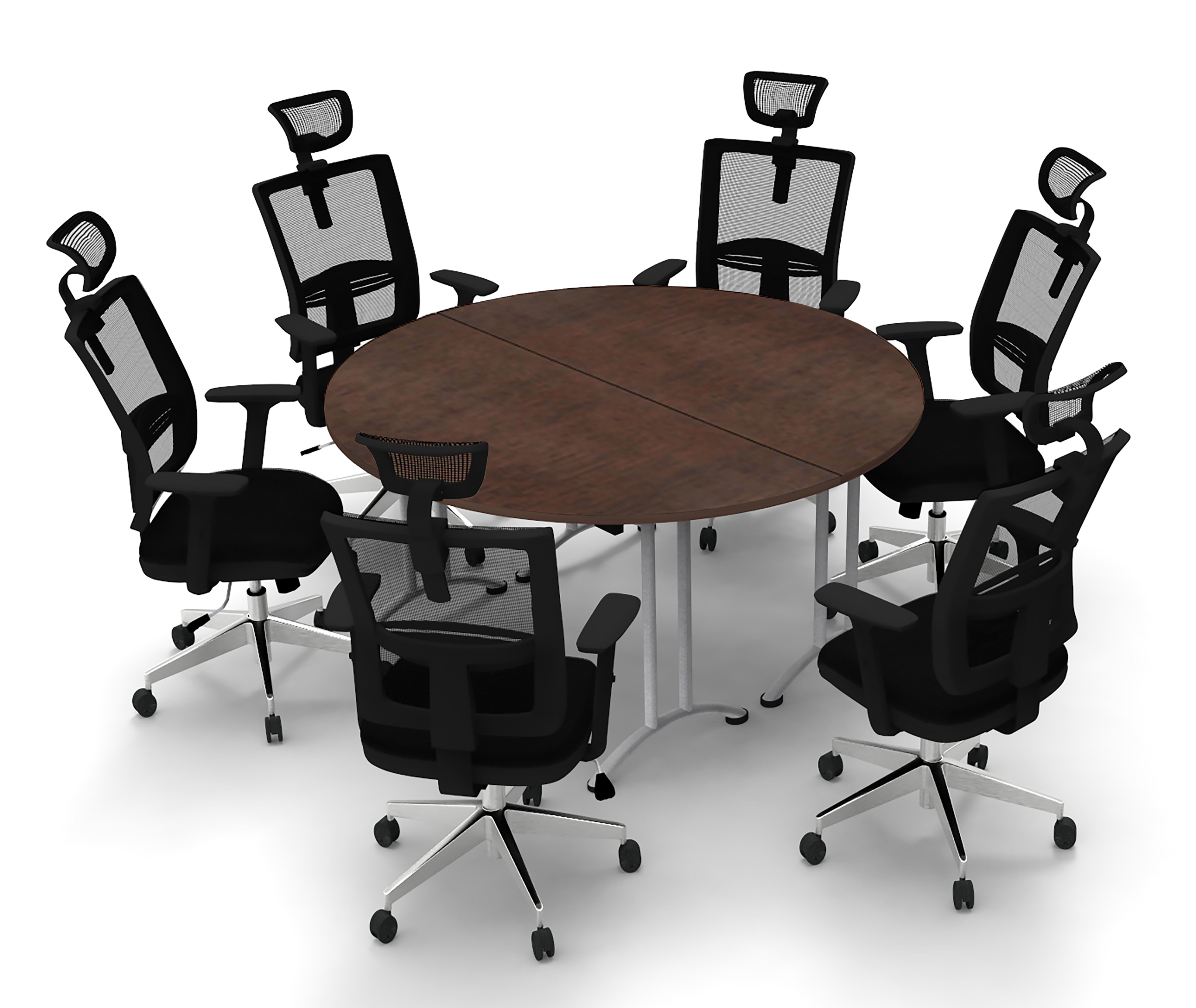 Symple Stuff Hagar Circular Conference Table and Chair Set | Wayfair