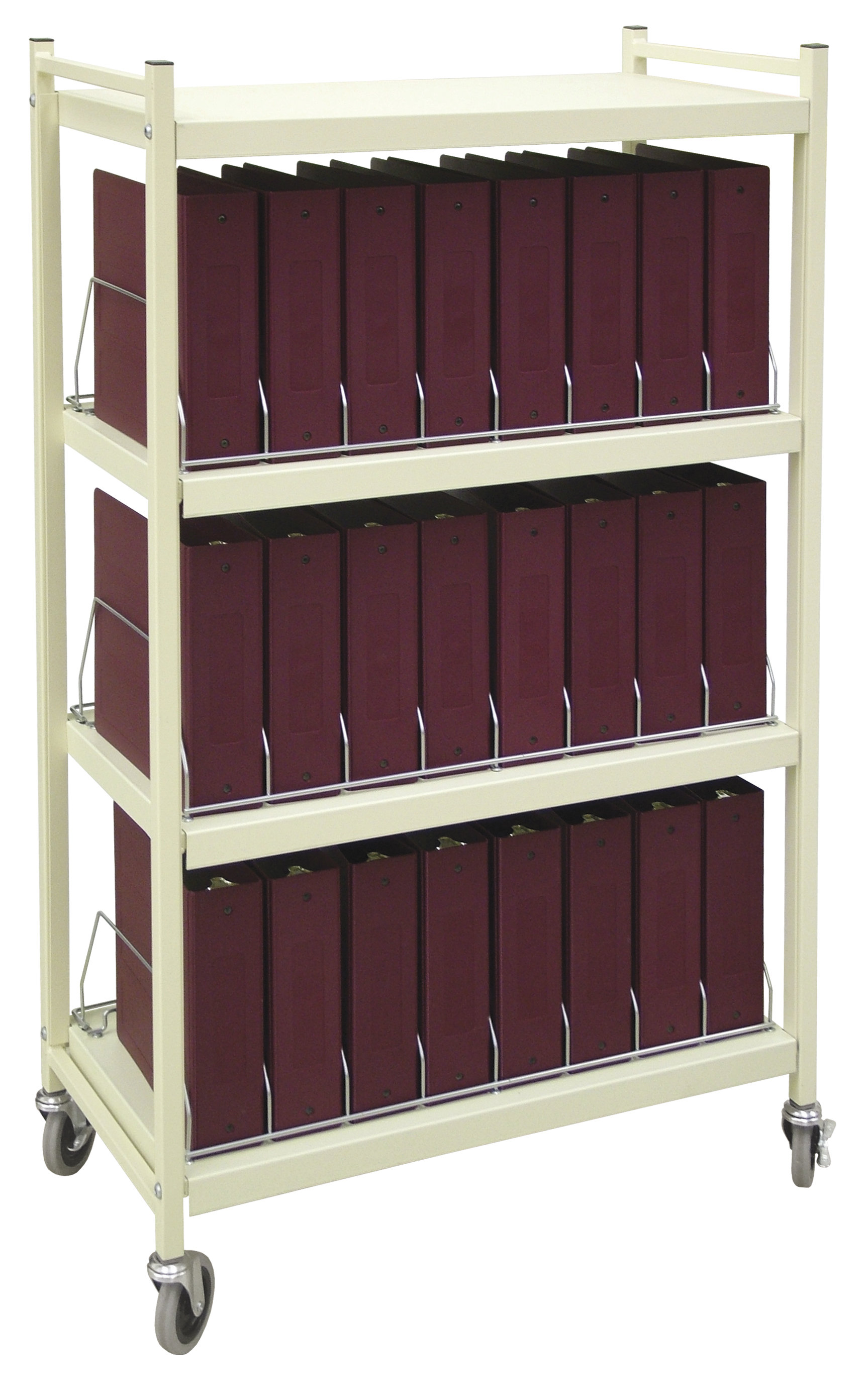 Omnimed Big Beam Standard 24 Cap File Cart Vertical Rack | Wayfair