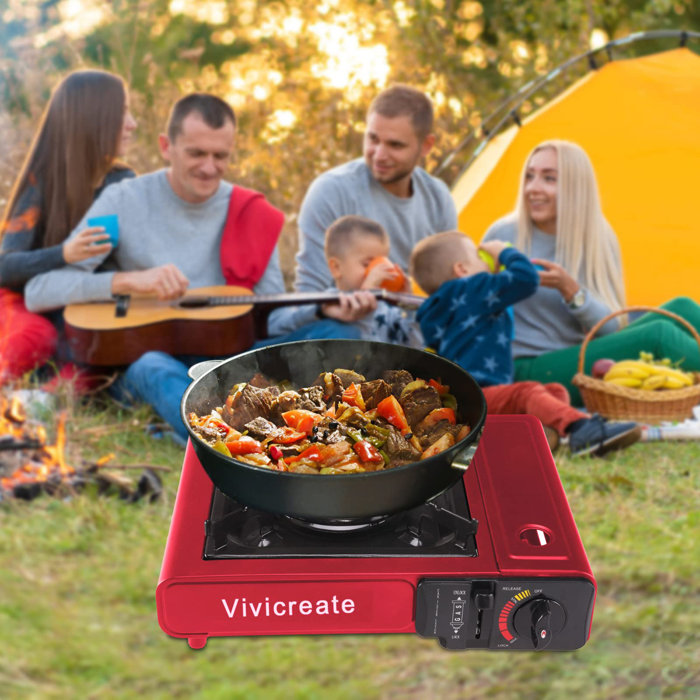 Vivicreate Single Burner Butane Outdoor Stove | Wayfair
