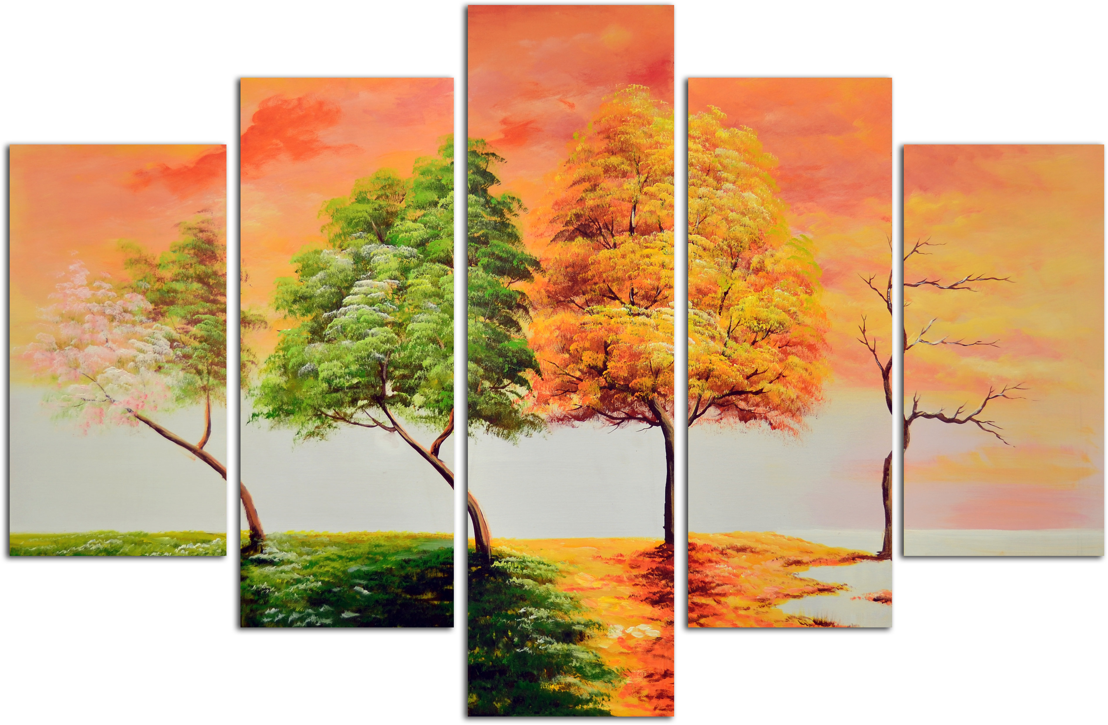 Omax Decor 5 Piece Painting on Canvas | Wayfair