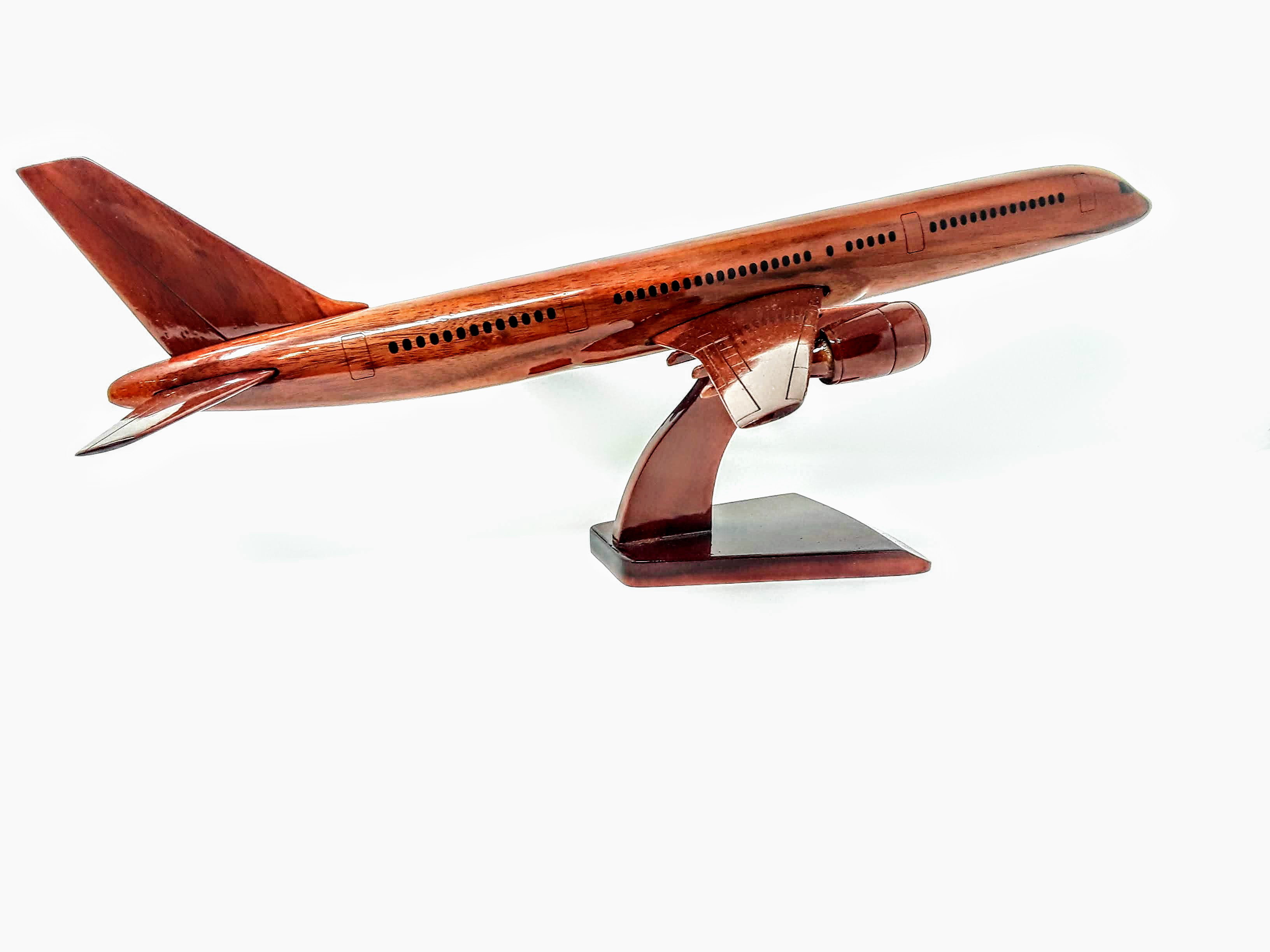Winston Porter Paragon Wooden Boeing 757 Airplane Model | Wayfair