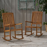 Wayfair | Outdoor Wood Patio Rocking Chairs & Gliders You'll Love in 2022