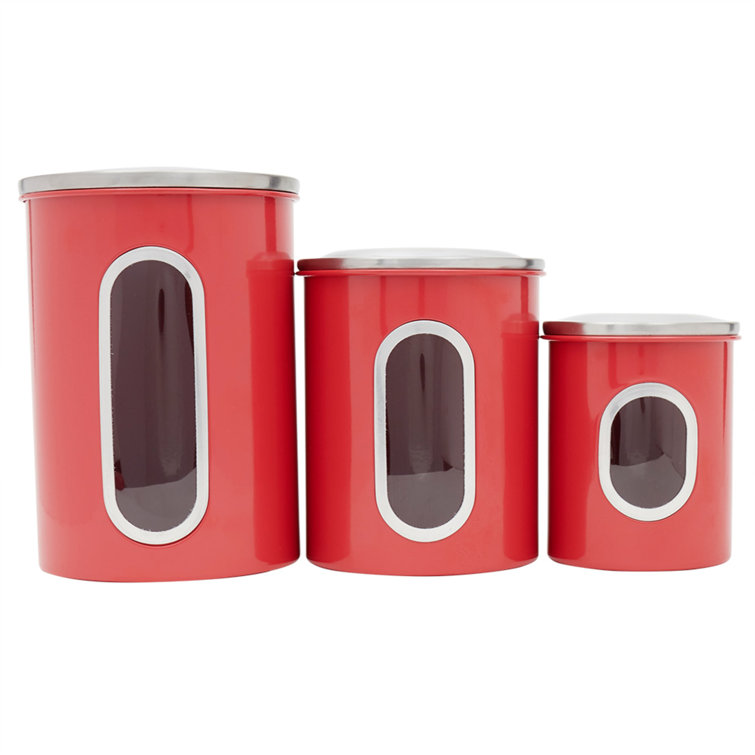 Latitude Run® 3 Piece Kitchen Canister Set | Wayfair
