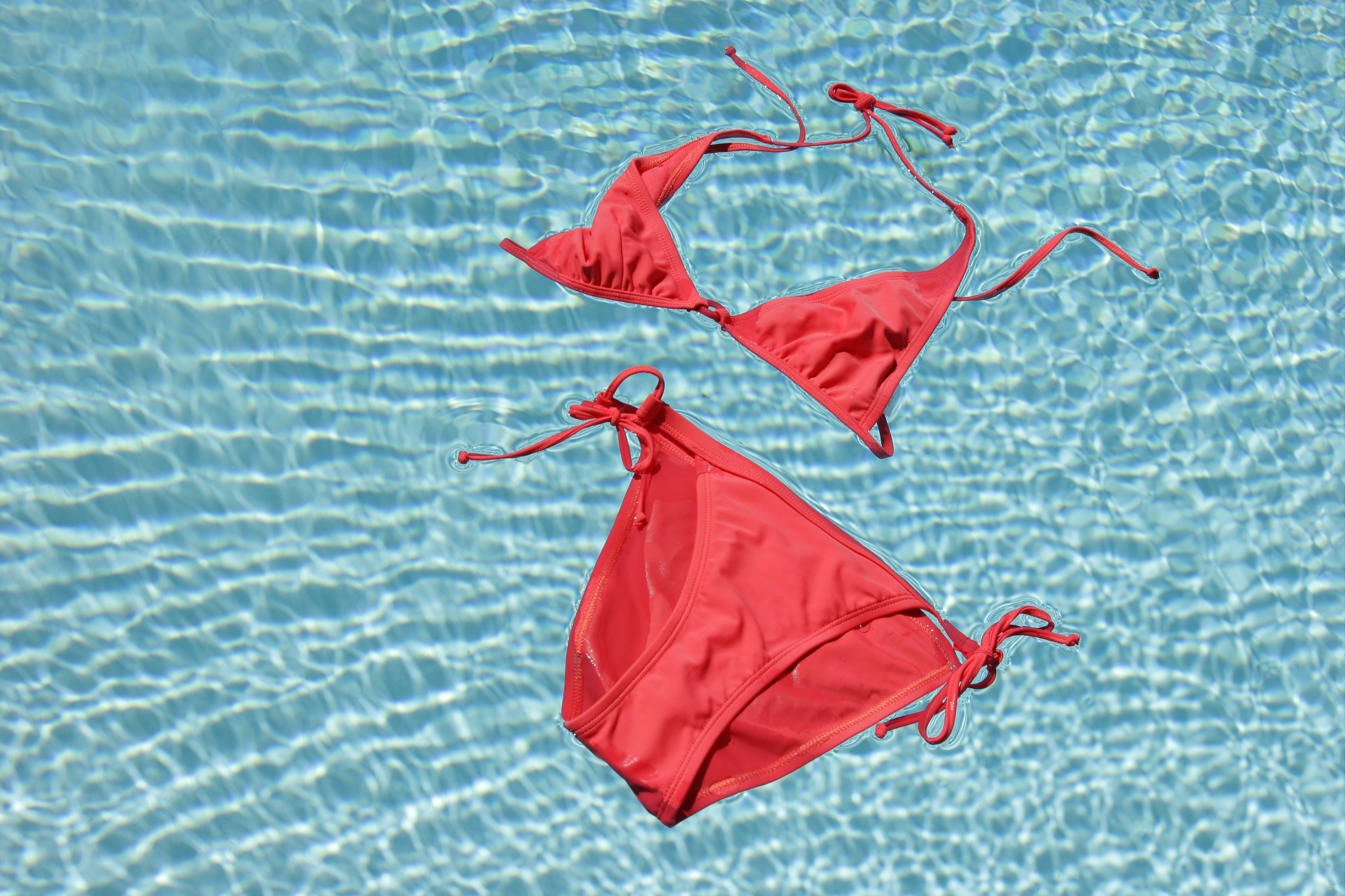 Highland Dunes Pink Bikini In Pool | Wayfair.co.uk