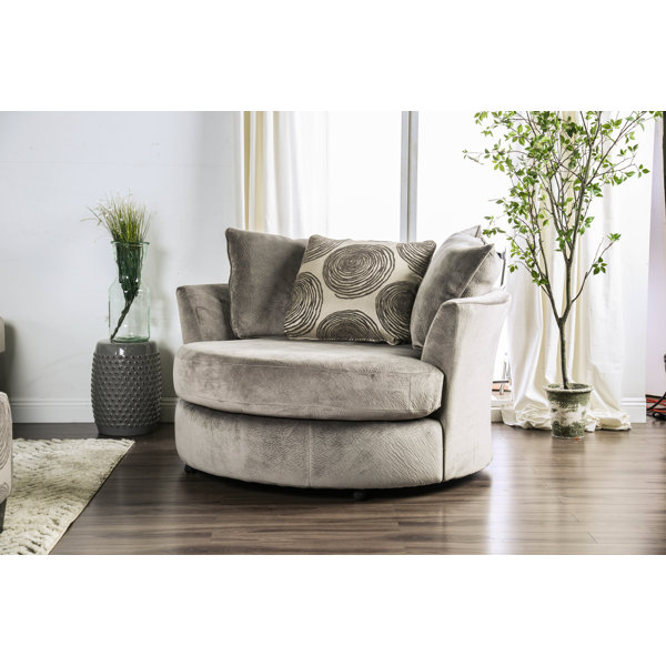 Lark Manor Adaley Upholstered Chair And A Half & Reviews | Wayfair