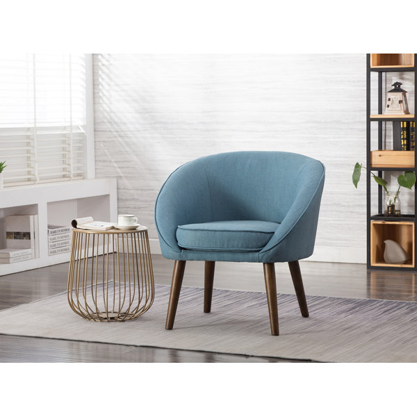 Blue Elephant 72.9Cm Wide Linen Tub Chair & Reviews | Wayfair.co.uk