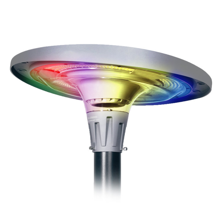 eLEDing Solar Powered Rgb Led Ufo-Round Light App/Remote Control For ...