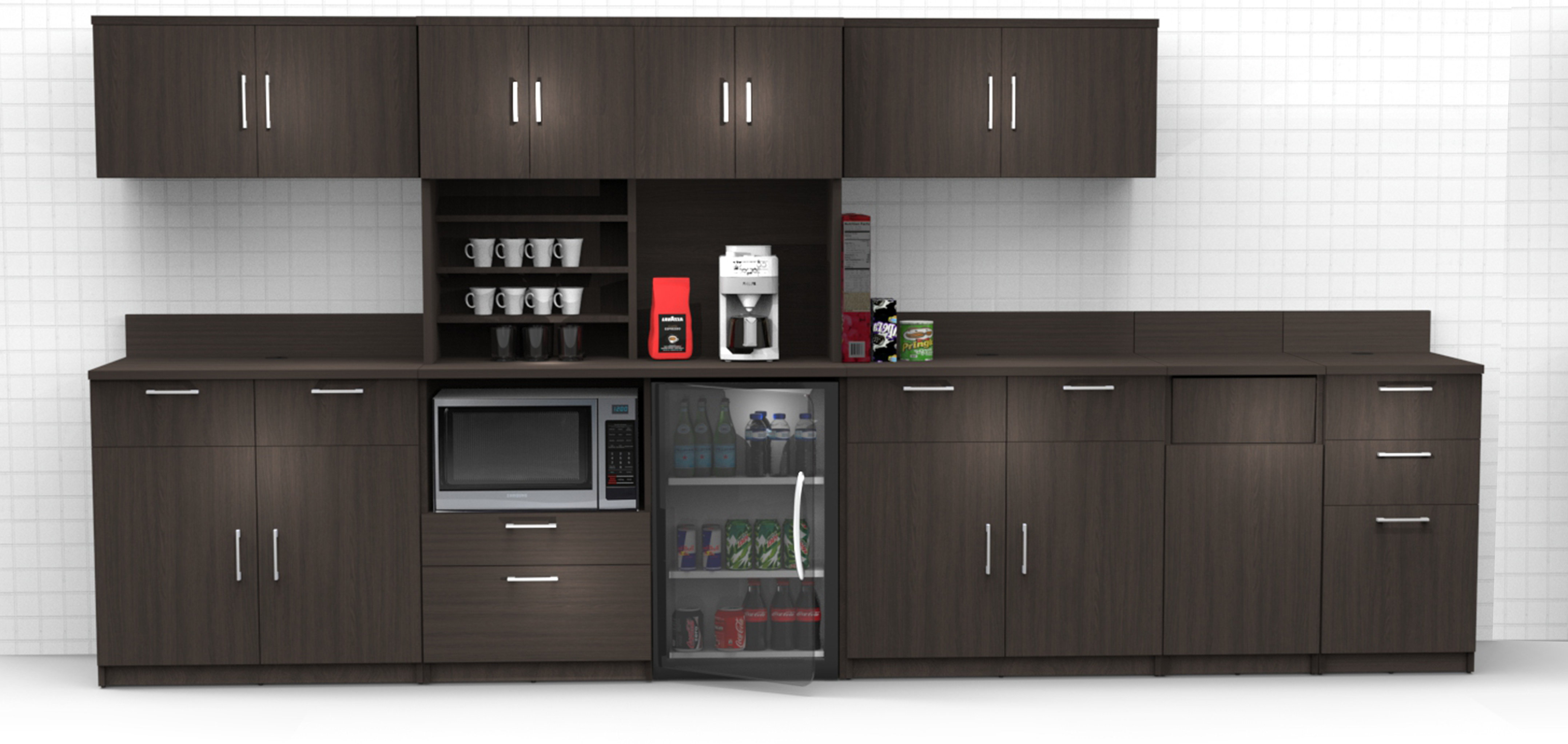 Breaktime Buffet Sideboard Kitchen Break Room Lunch Coffee Kitchenette ...