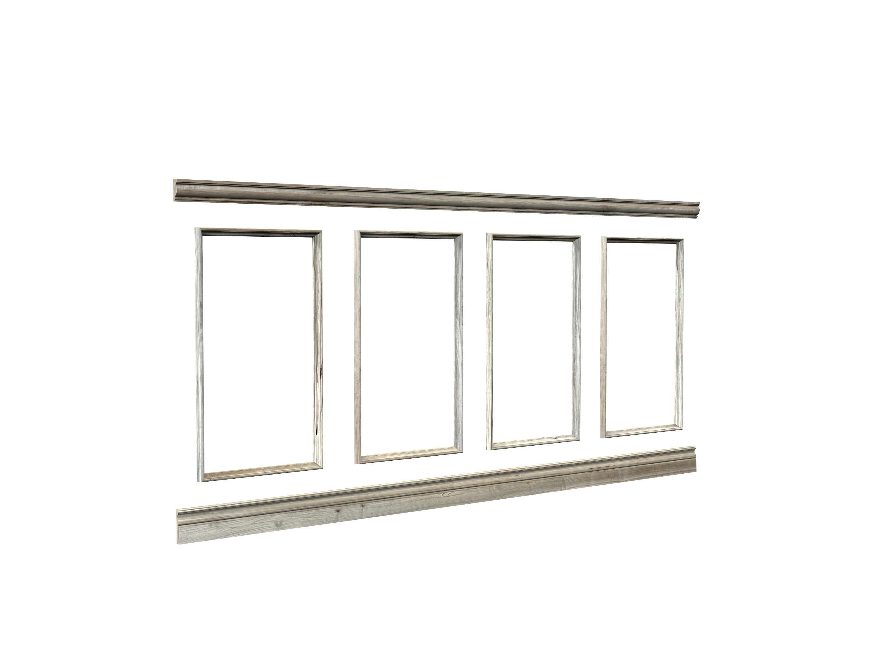 Ornamental Mouldings 40" x Varying Length 3D Embossed Panel in Brown ...