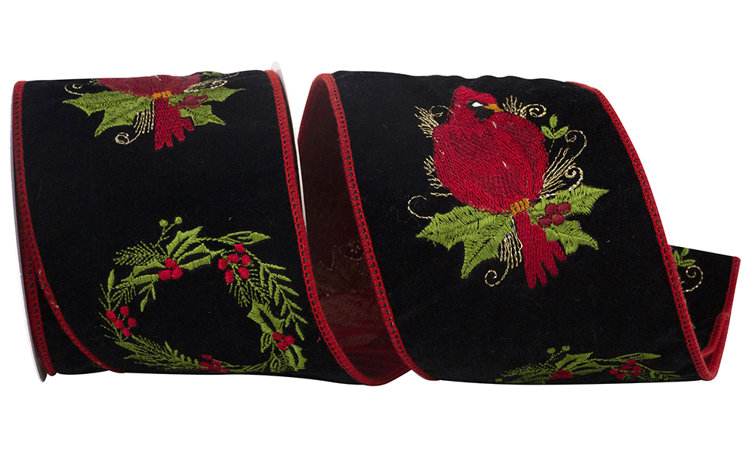 The Holiday Aisle® Box Net Jute Nestle Wired Ribbon | Wayfair