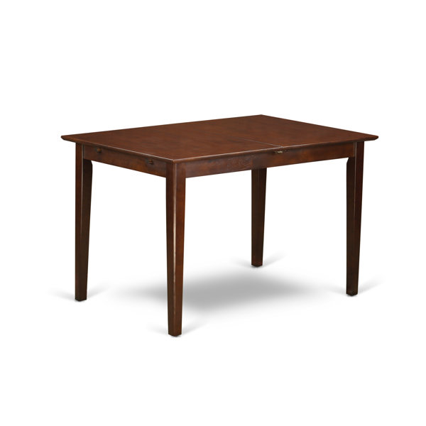 Winston Porter Jeet 5 - Piece Extendable Rubberwood Solid Wood Dining ...