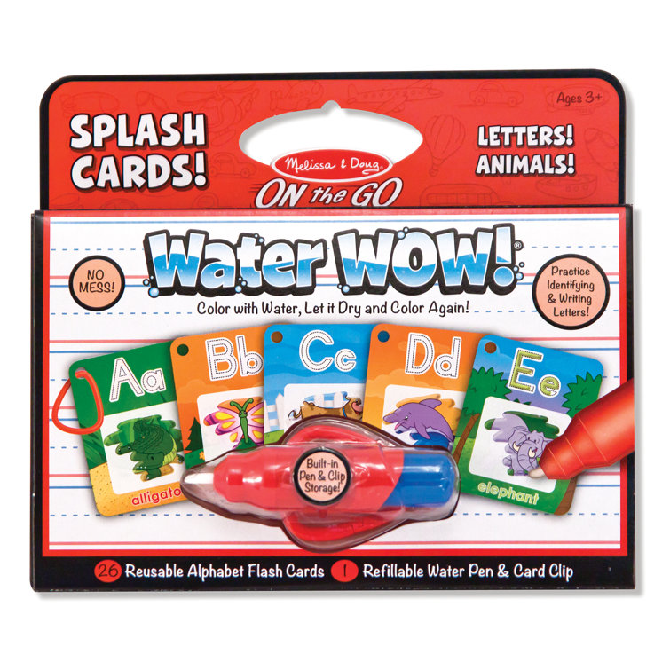 Melissa & Doug Water Wow! Alphabet Splash Flash Cards & Reviews | Wayfair